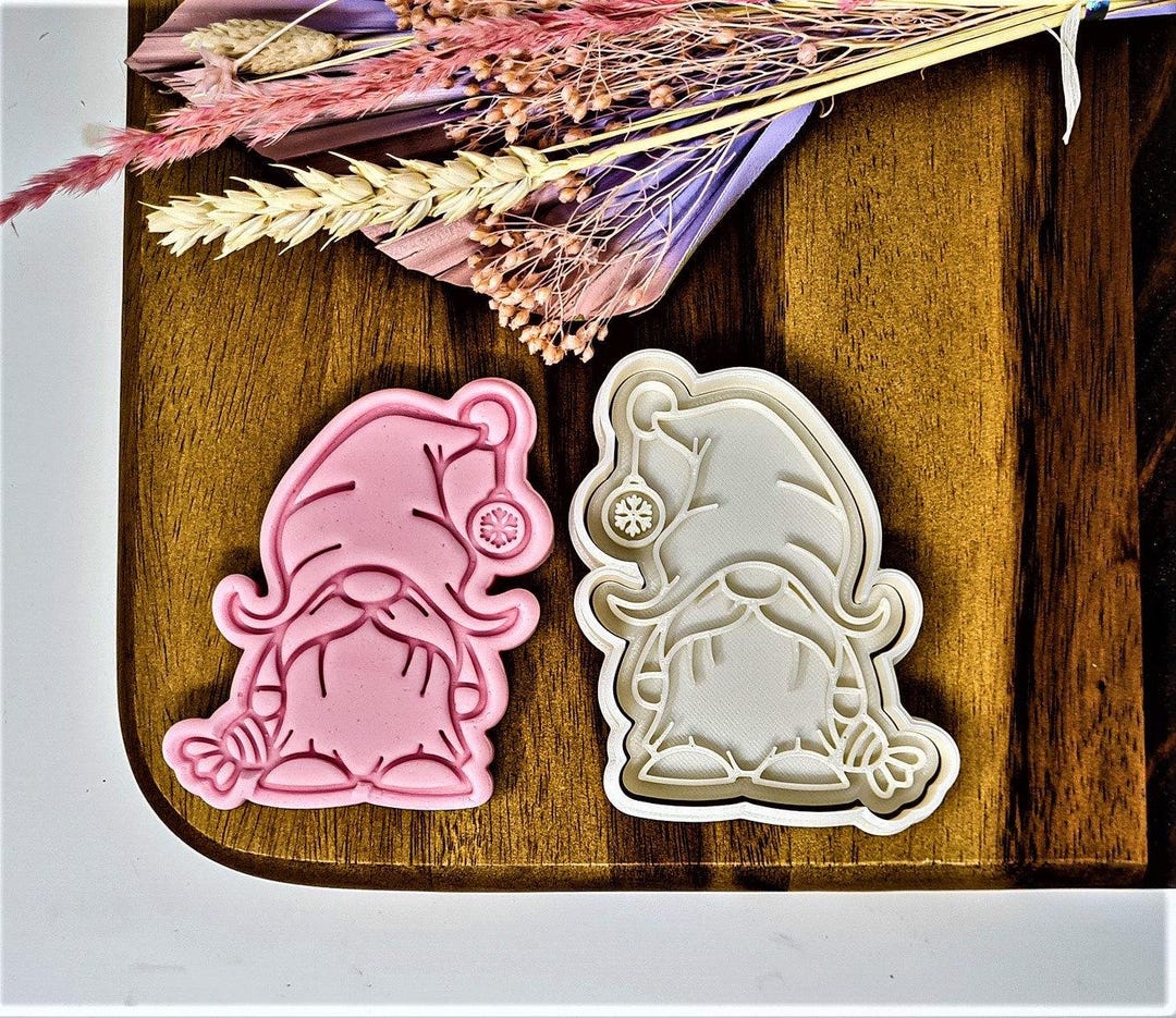 Christmas Gnome Cookie Cutter + Stamp - Etsy