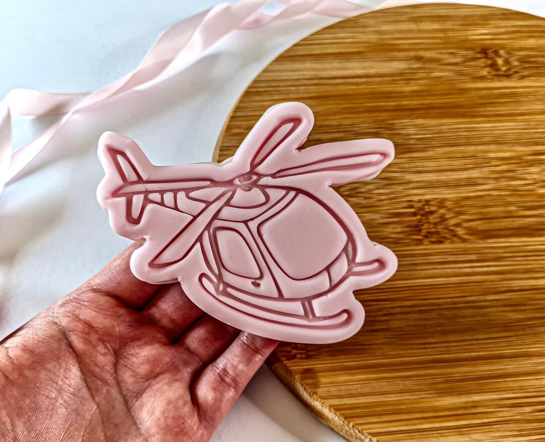 Helicopter Cookie Cutter + Stamp - Etsy
