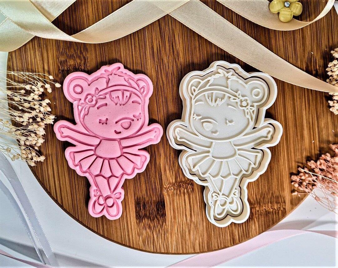 Ballerina Dancer Cookie Cutter + Stamp - Etsy