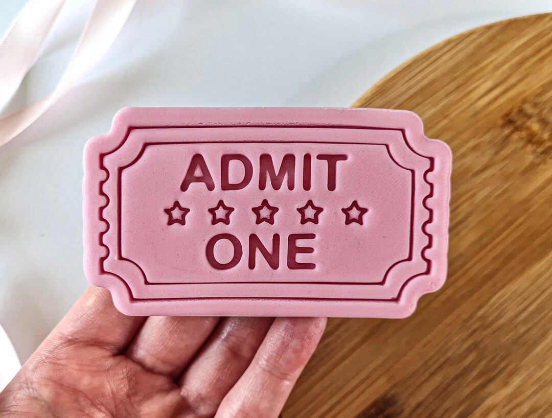 Admit One Cookie Cutter + Stamp - Etsy