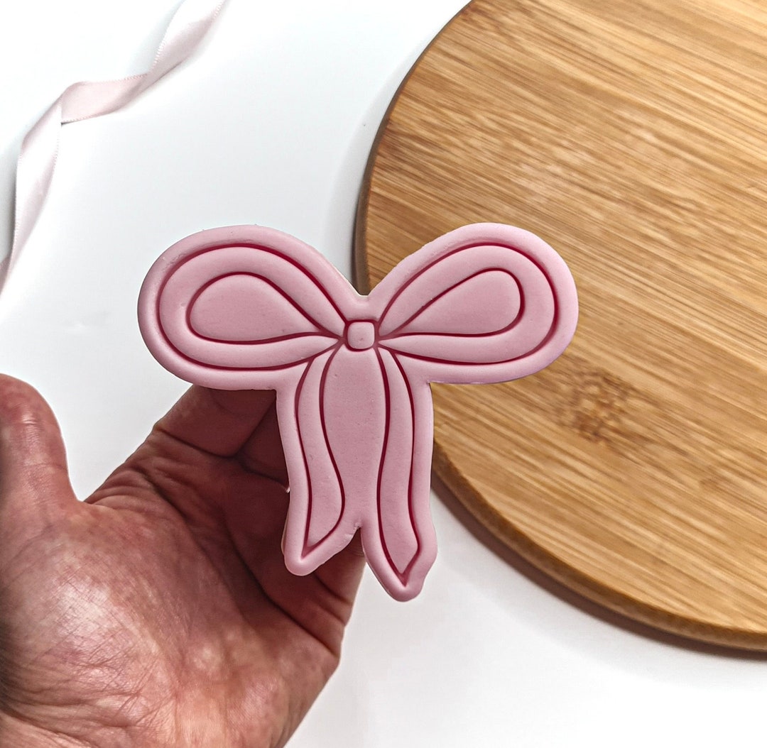 Ribbon, Bow Cookie Cutter + Stamp - Etsy