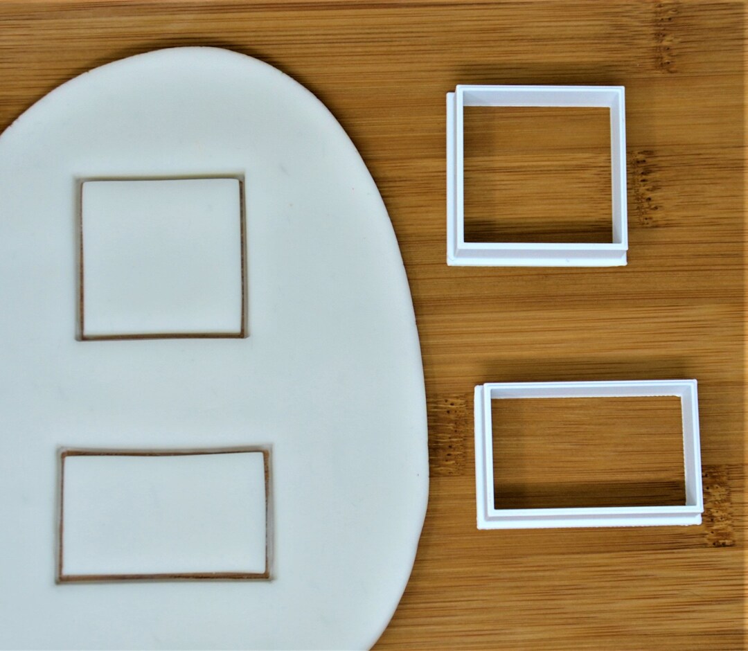 Square and Rectangular Cookie Cutters - Etsy
