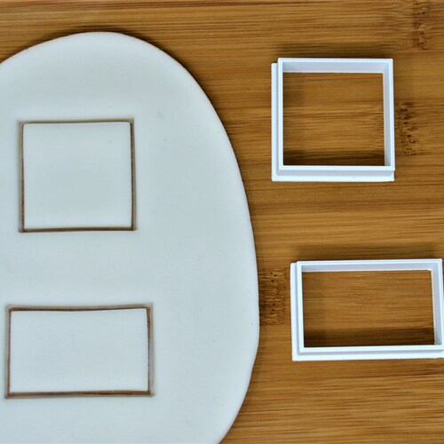 Square Cookie Cutter Shapes Cookie Cutters Polymer Clay - Etsy