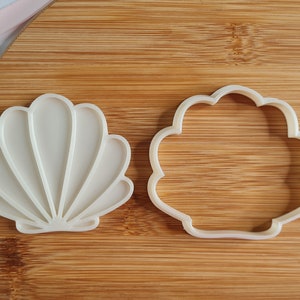 Seashell Cookie Cutter + Stamp - Etsy