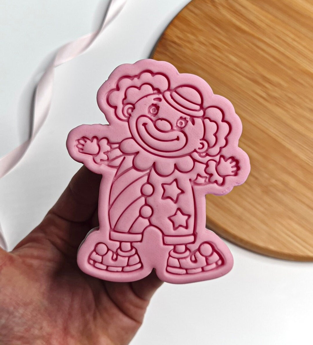 Circus Clown Cookie Cutter + Stamp - Etsy