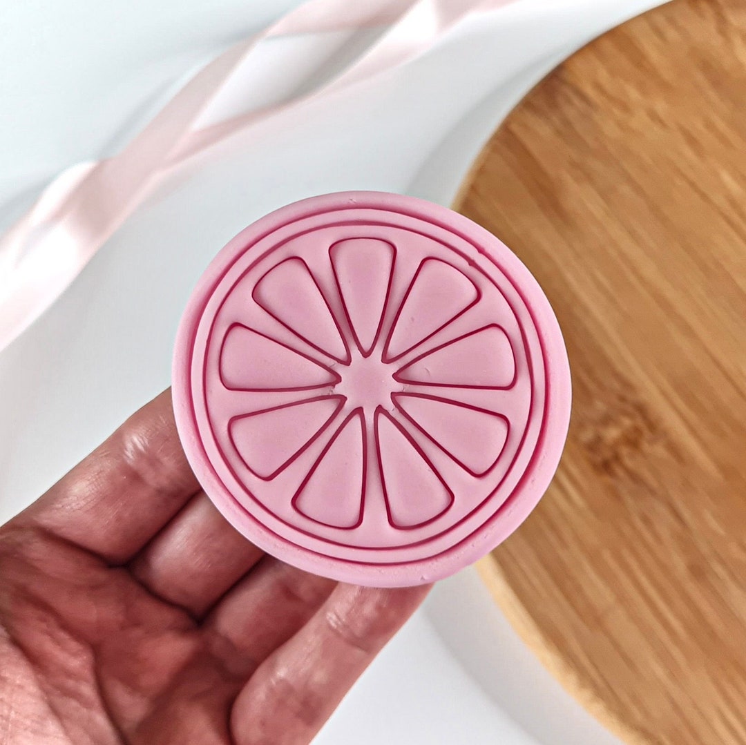 Lemon Slice Cookie Cutter + Stamp - Etsy