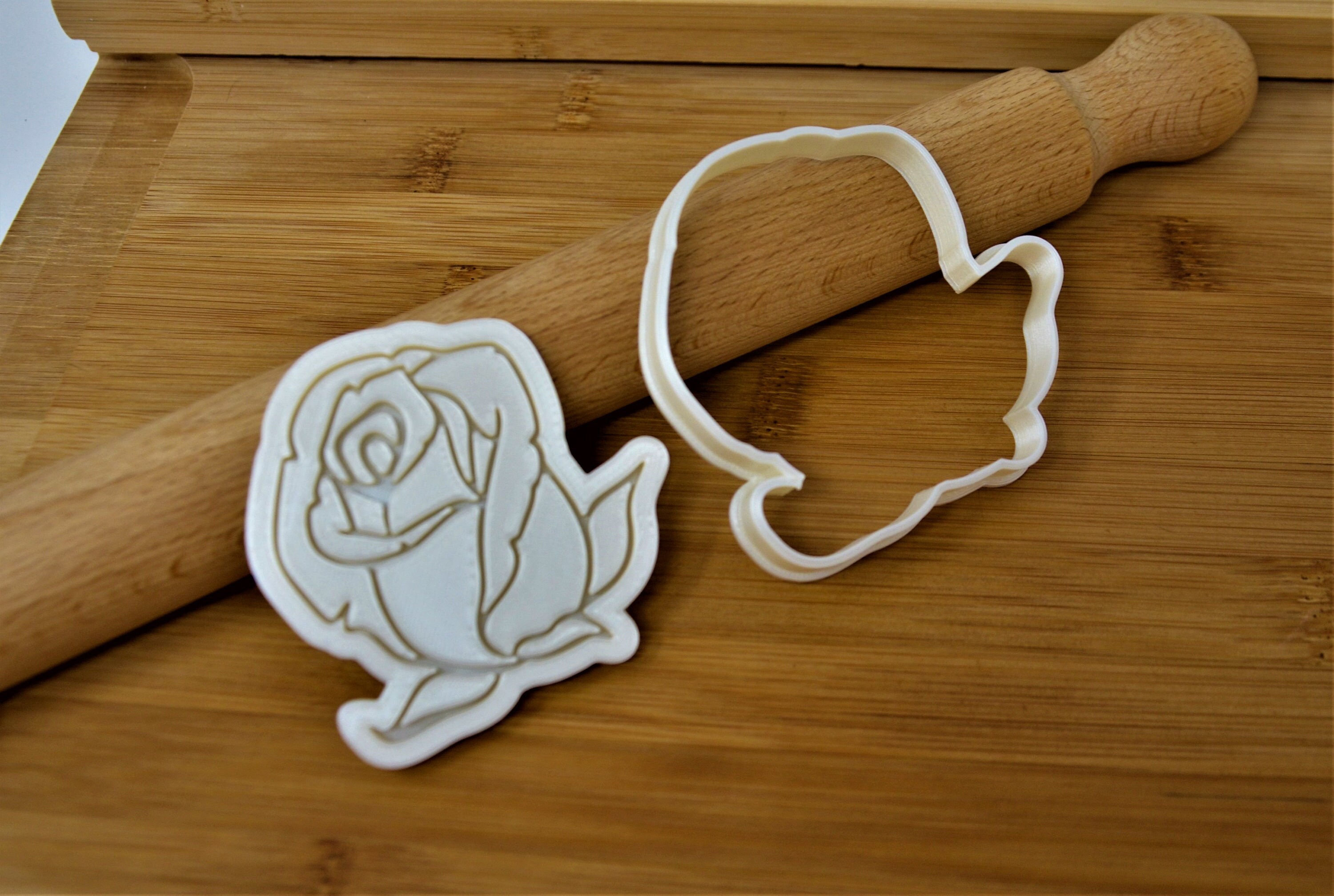 Rose Cookie Cutter Stamp/debosser - Etsy