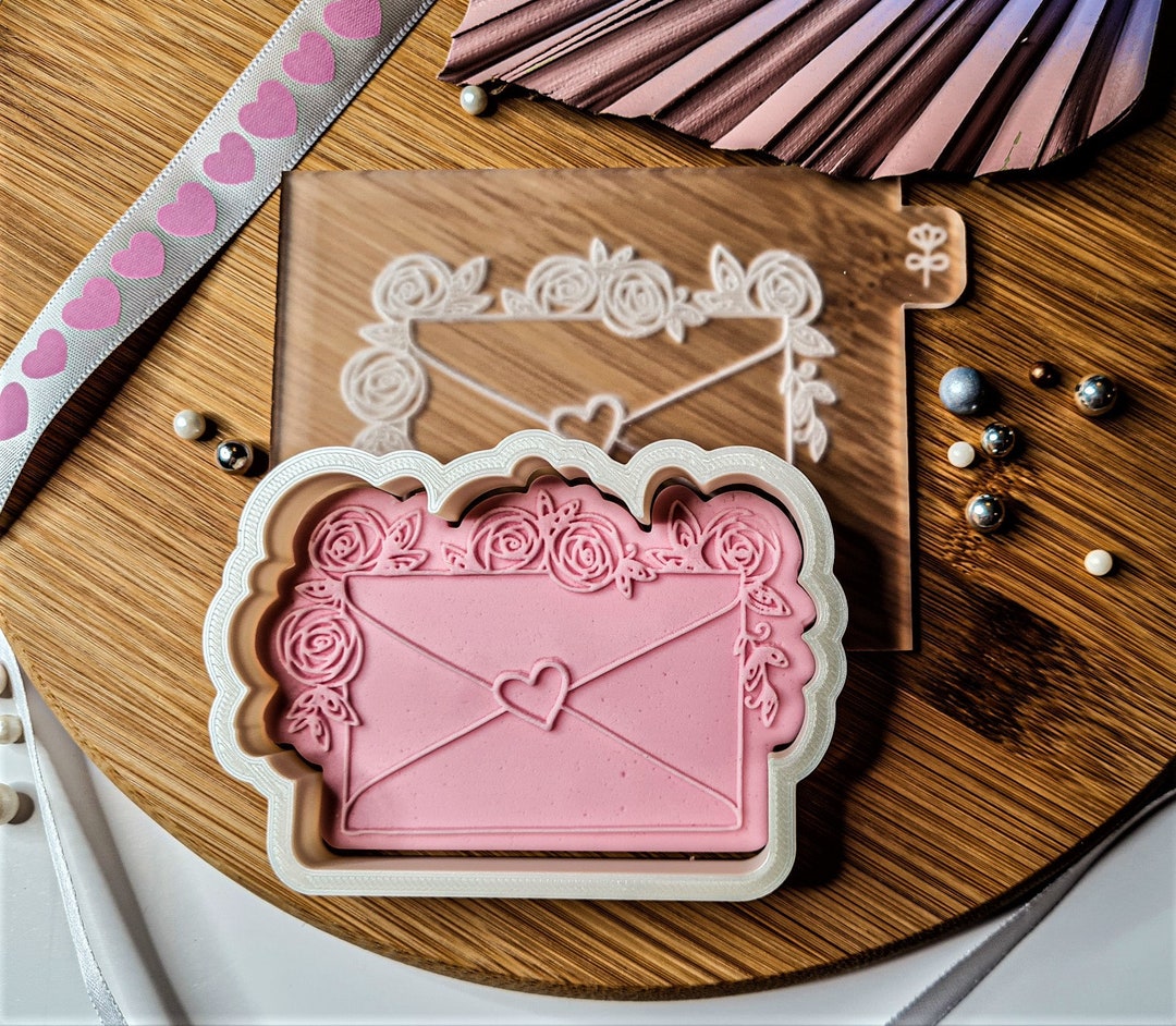 Envelope Cookie Cutter + Stamp - Etsy