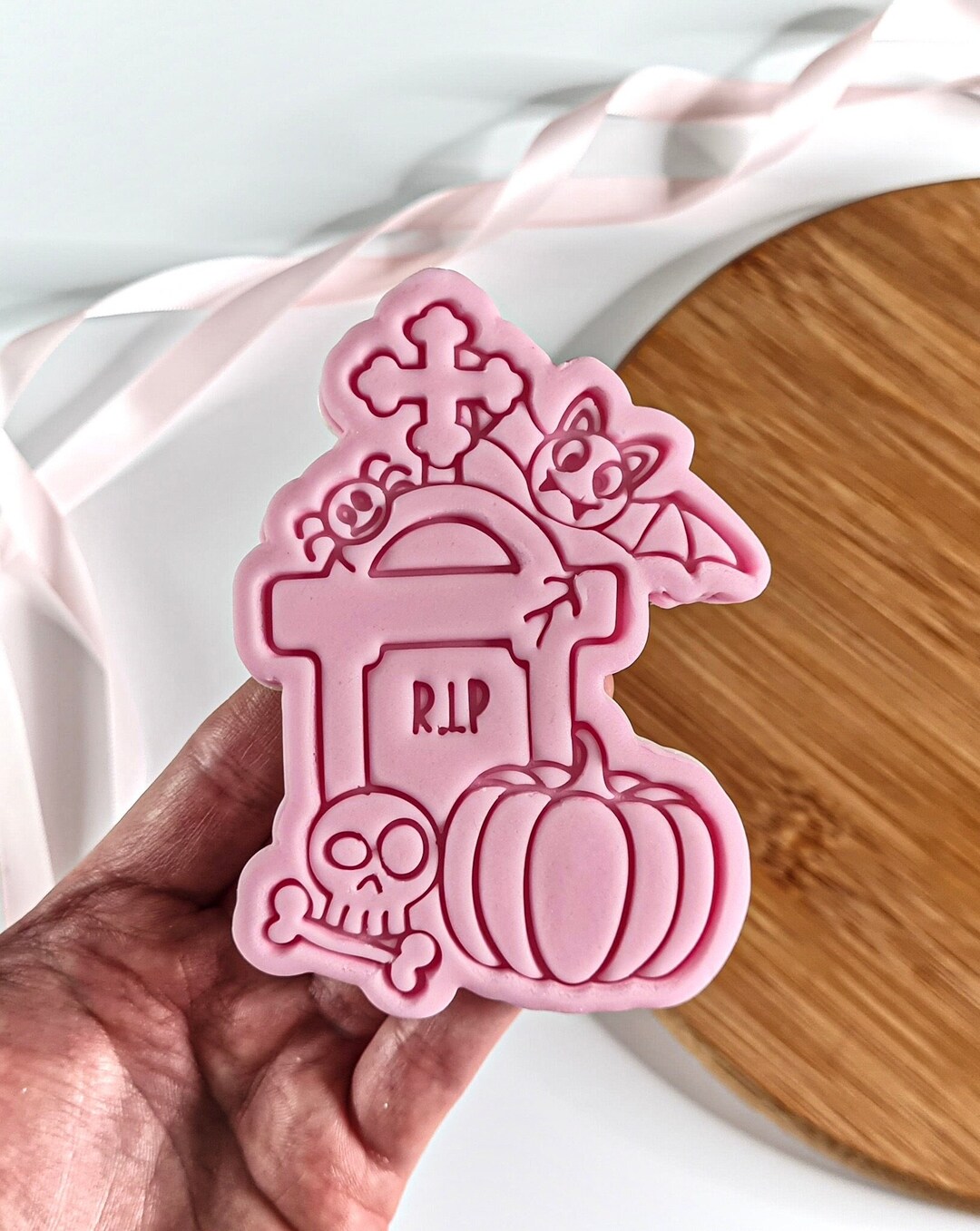 Halloween Tombstone Cookie Cutter + Stamp - Etsy