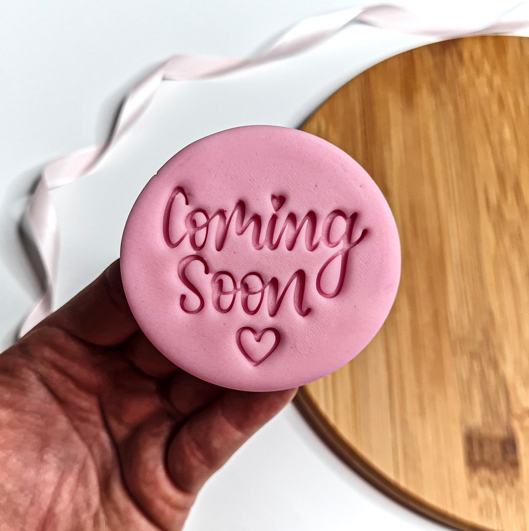 Coming Soon Cookie Stamp - Etsy