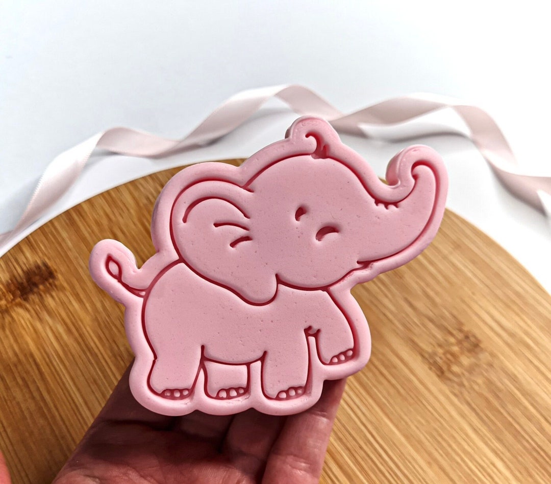 Baby Elephant Cookie Cutter + Stamp - Etsy
