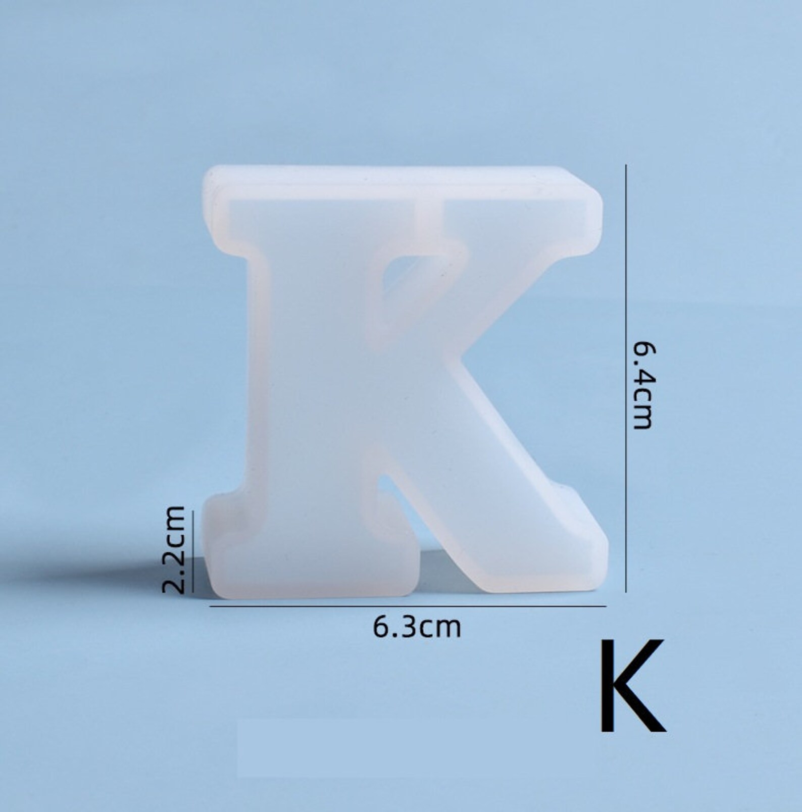 26 Large English Letters Creative Handmade Ornaments Silicone - Etsy