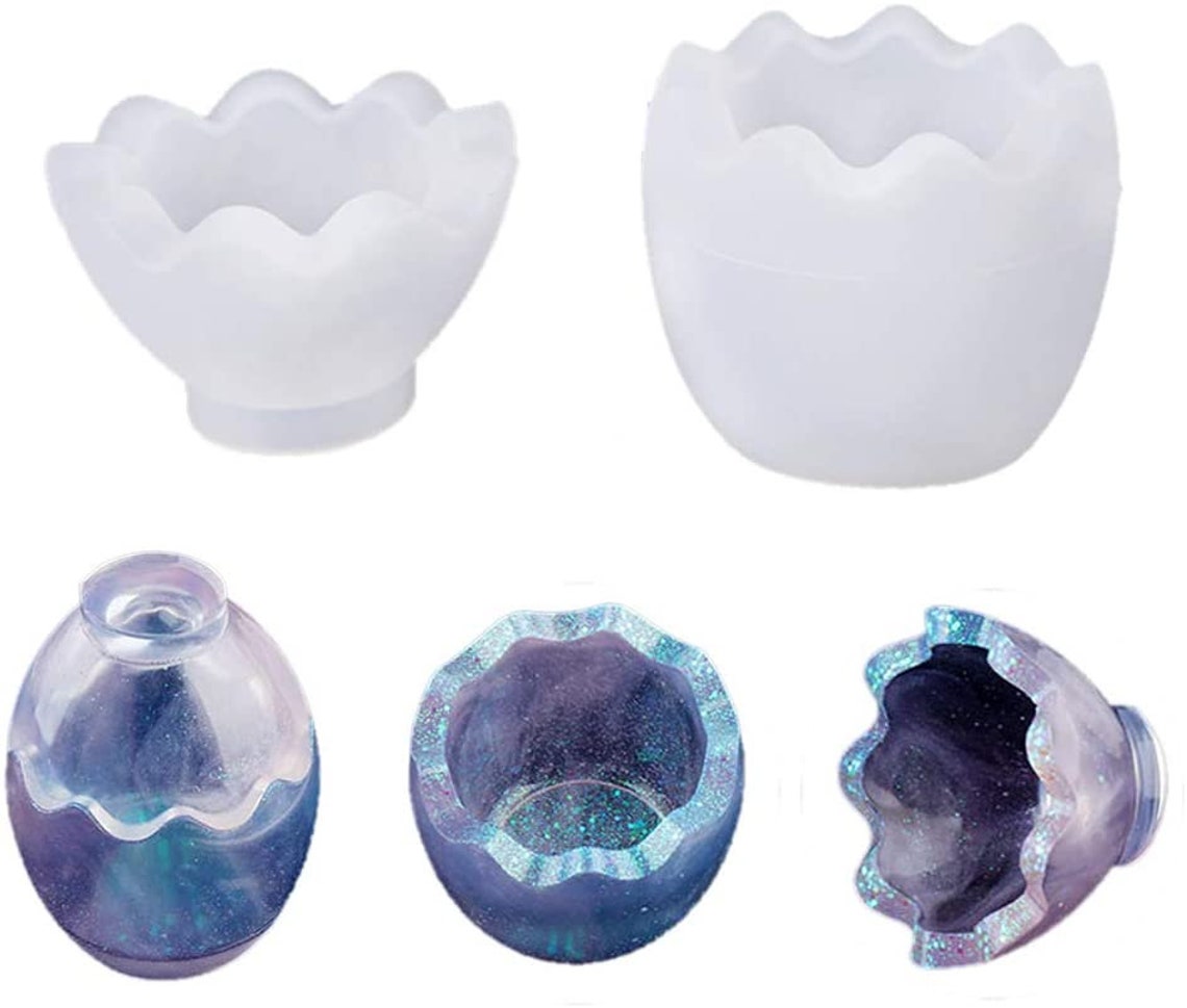 DIY Crystal Epoxy Mold Storage Box Mold Jewelry Box Egg - Etsy