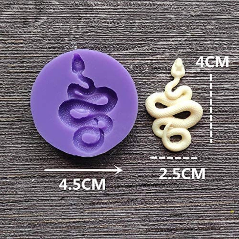 Cobra Snake Shape Silicone Molds Snake Fondant Cake Decorating - Etsy
