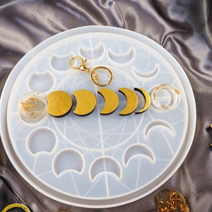 Lunar Eclipse Moon Phase Ornaments Disc Ins Wind Star Moon Clock Dial ...