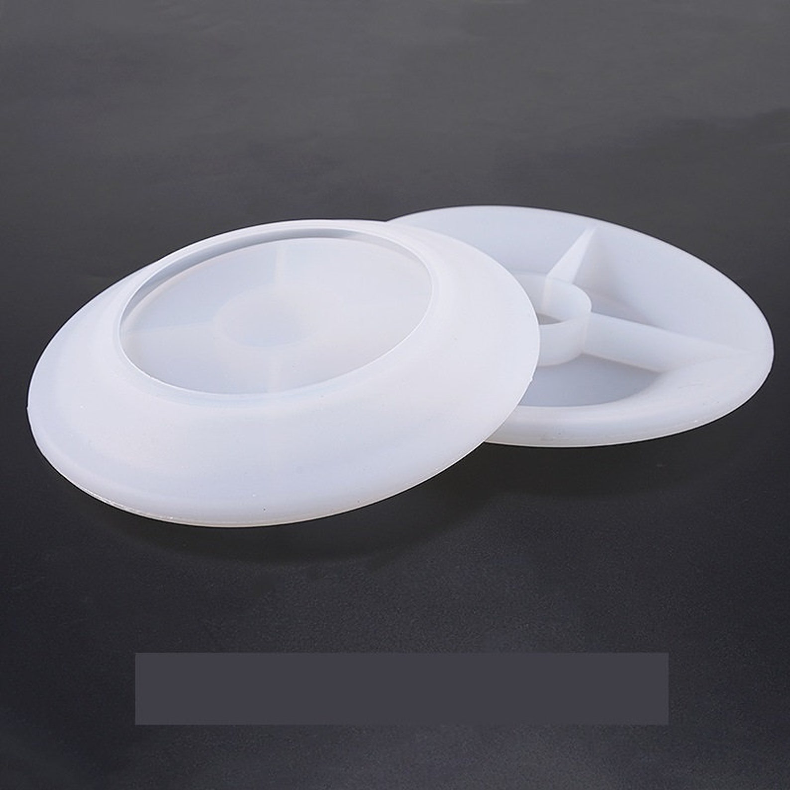 Round Flat Bottom Plate Silicone Mold Crystal Epoxy Mold DIY - Etsy