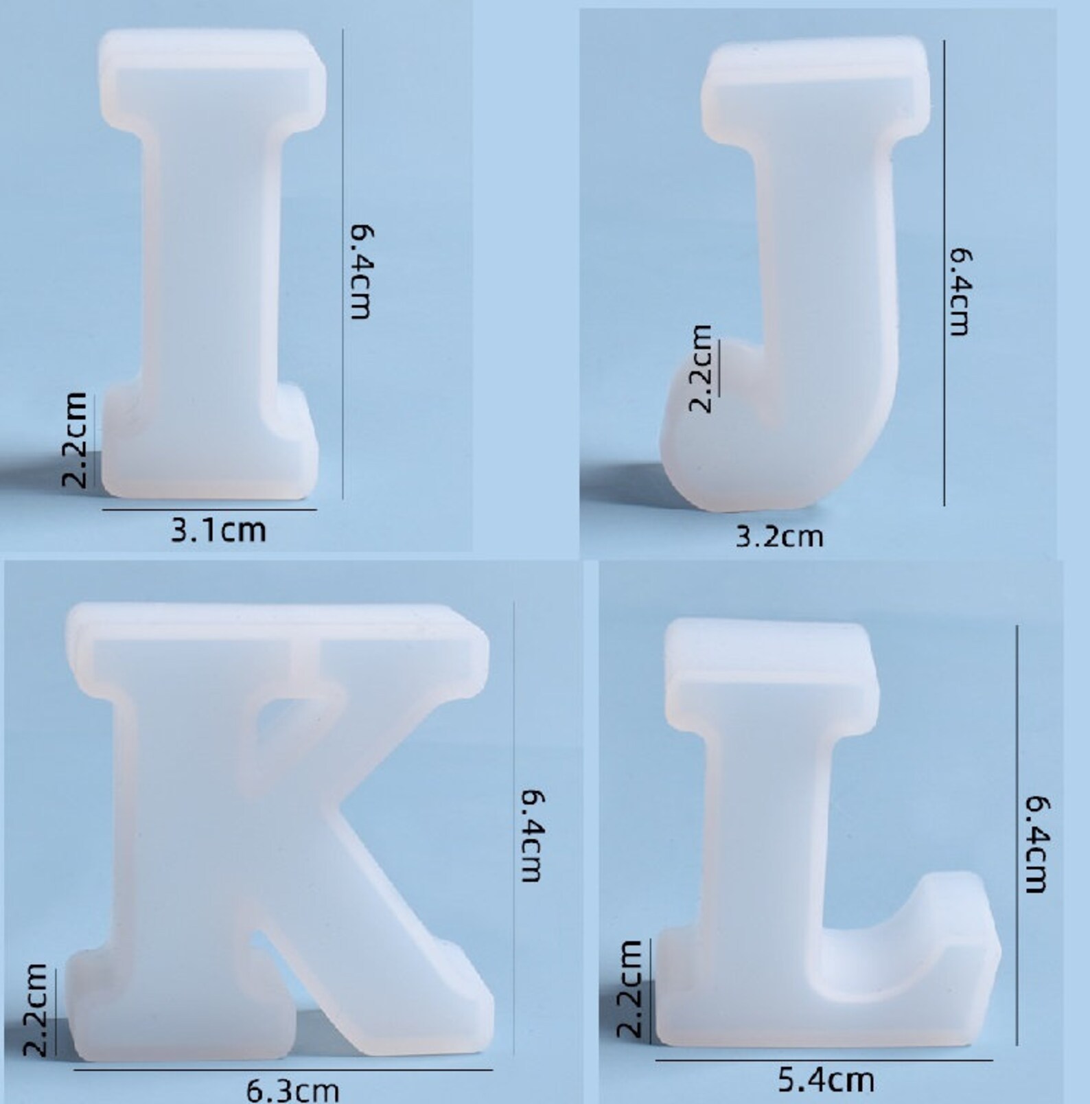 Diy Epoxy Mold 26 Large English Letters Creative Handmade - Etsy