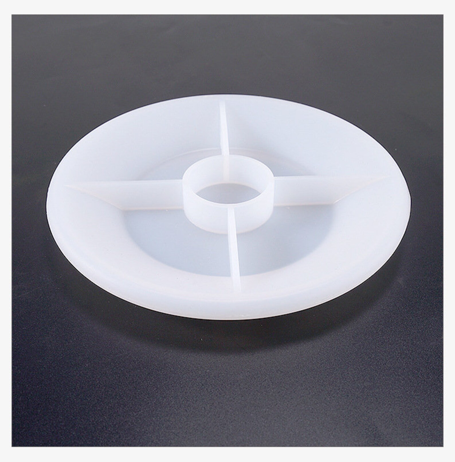 Round Flat Bottom Plate Silicone Mold Crystal Epoxy Mold DIY - Etsy