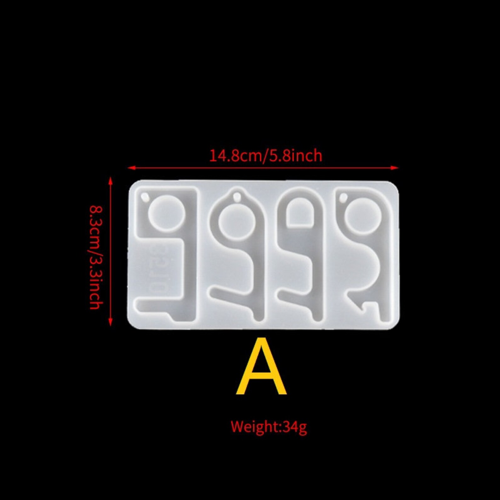 Diy Handmade Non-contact Key Mold Epoxy Mold Silicone Door | Etsy