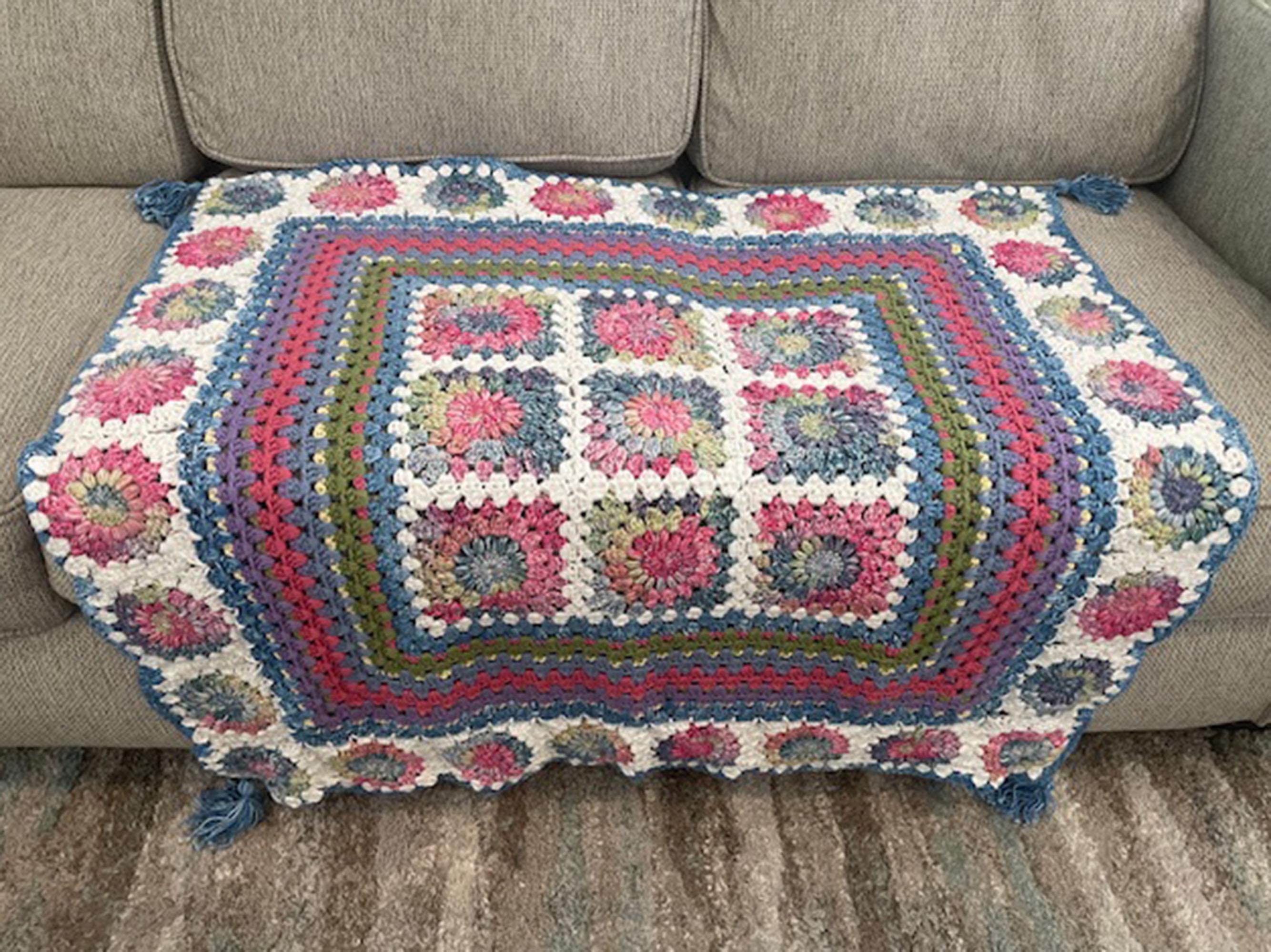 Handmade Vintage Crochet Baby Blanket: Heirloom Nursery Gift - Etsy