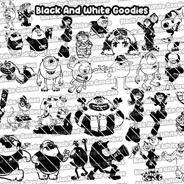 Sully Outline - Etsy