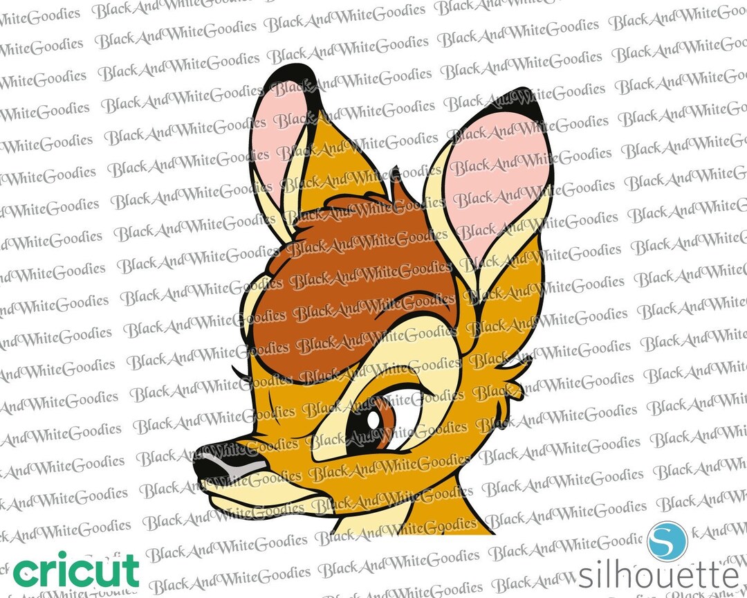 Bambi Svg, Layered Svg, Cricut, Cut File, Cutting File, Clipart, Png ...
