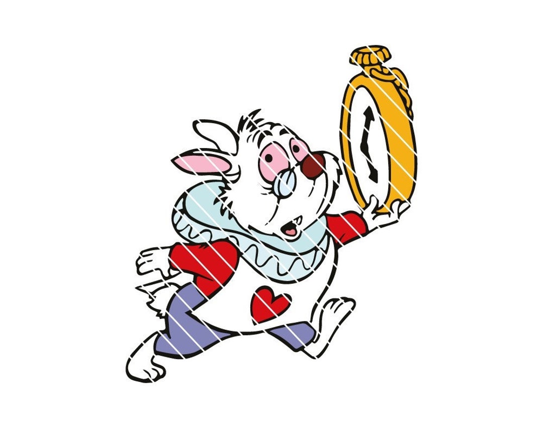 Alice in Wonderland Svg, White Rabbit Svg, Alice in Wonderland Cricut ...
