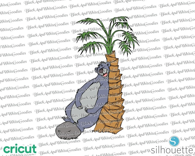 Baloo Jungle Book Svg Layered Svg Cricut Cut File Cutting - Etsy Singapore