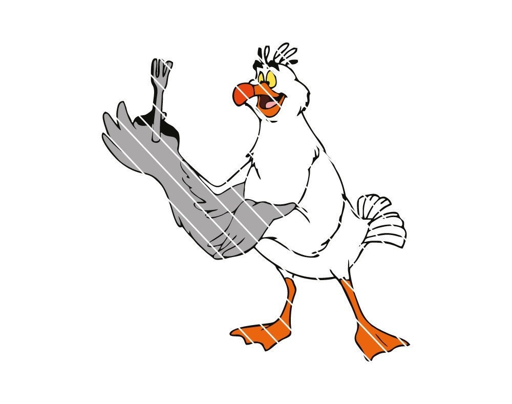 Little Mermaid Svg Scuttle Svg Ariel Svg Little Mermaid | Etsy