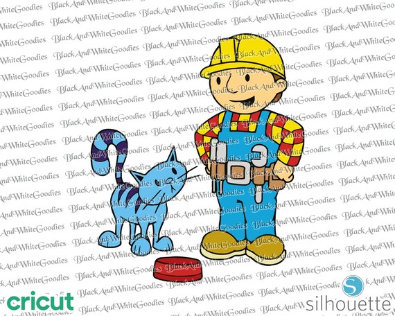 Bob the Builder Svg Layered Svg Cricut Cut File Cutting - Etsy Singapore
