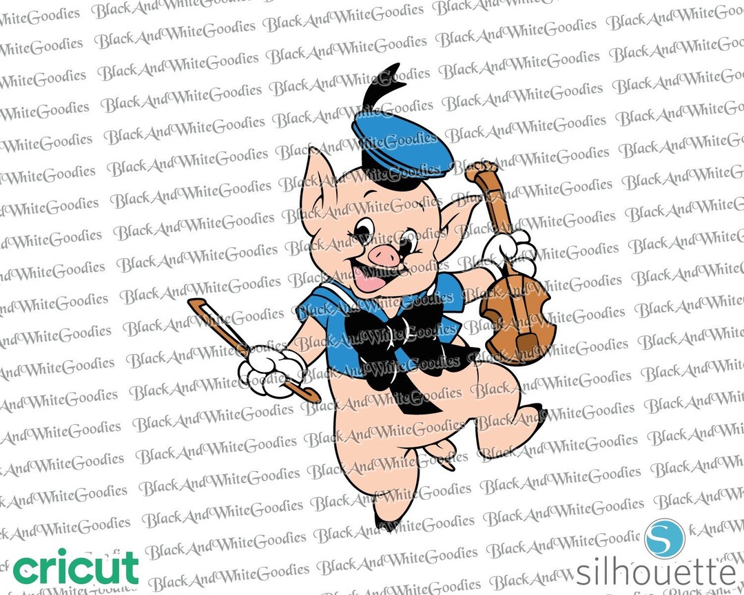 3 Little Pigs Three Svg Layered Svg Cricut Cut File Cutting File