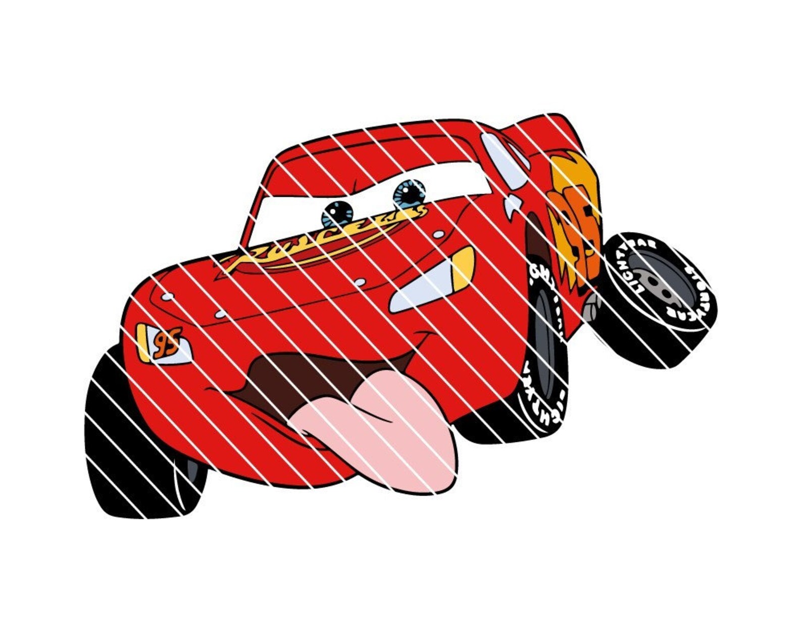 Cars Svg Saetta Svg Saetta Mcqueen Svg Cars Cricut Cars | Etsy