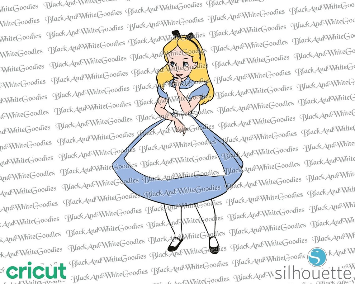 Alicia en el país de las maravillas svg svg en capas cricut - Etsy España