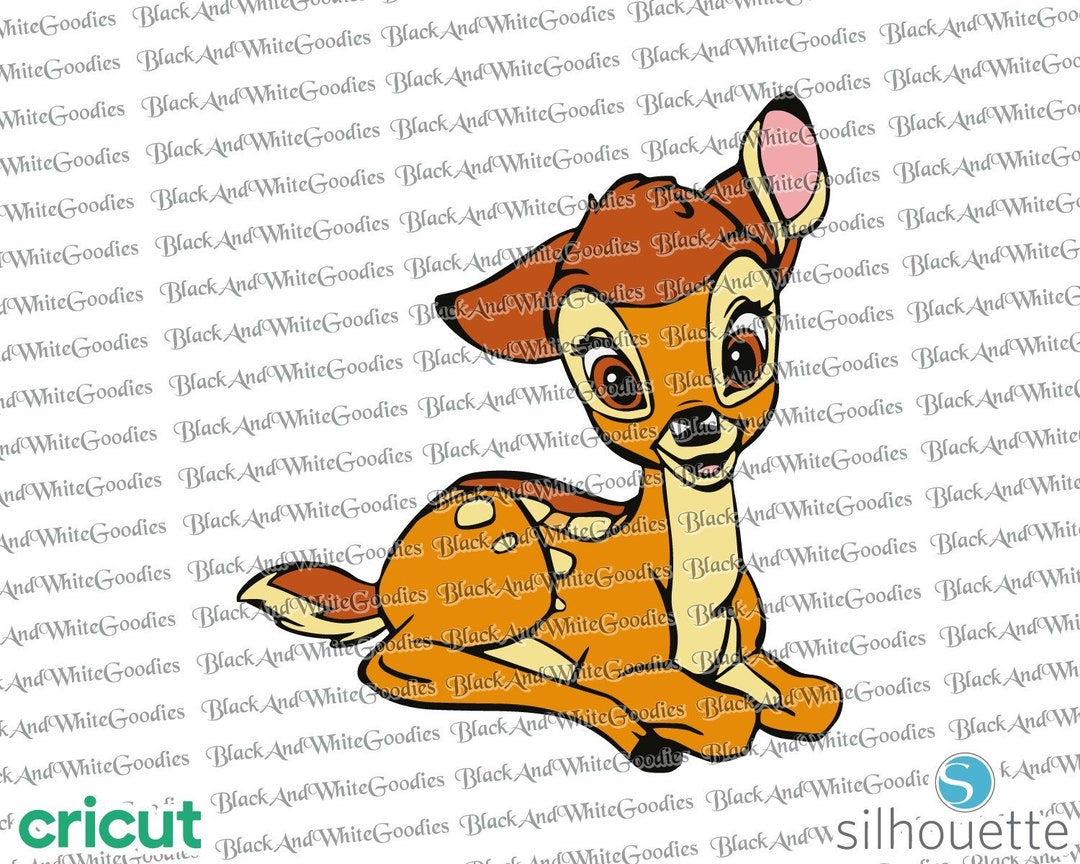 Bambi Svg, Layered Svg, Cricut, Cut File, Cutting File, Clipart, Png ...