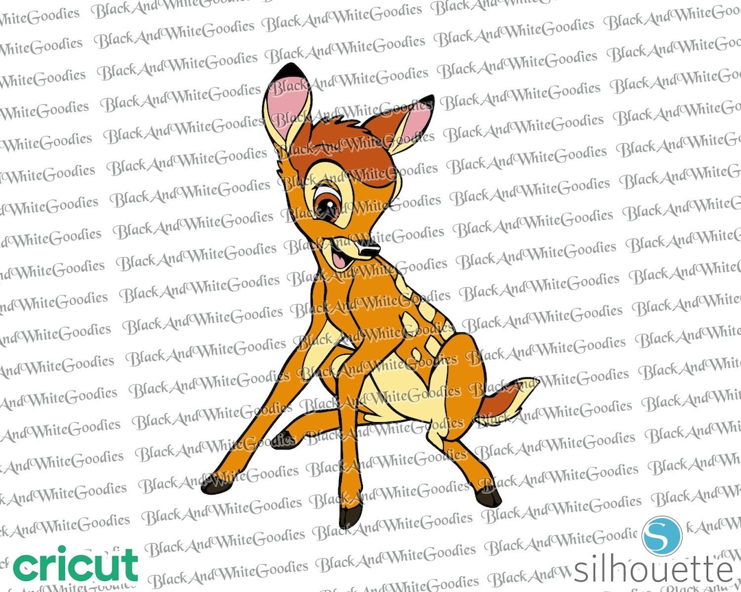 Bambi Svg, Layered Svg, Cricut, Cut File, Cutting File, Clipart, Png ...