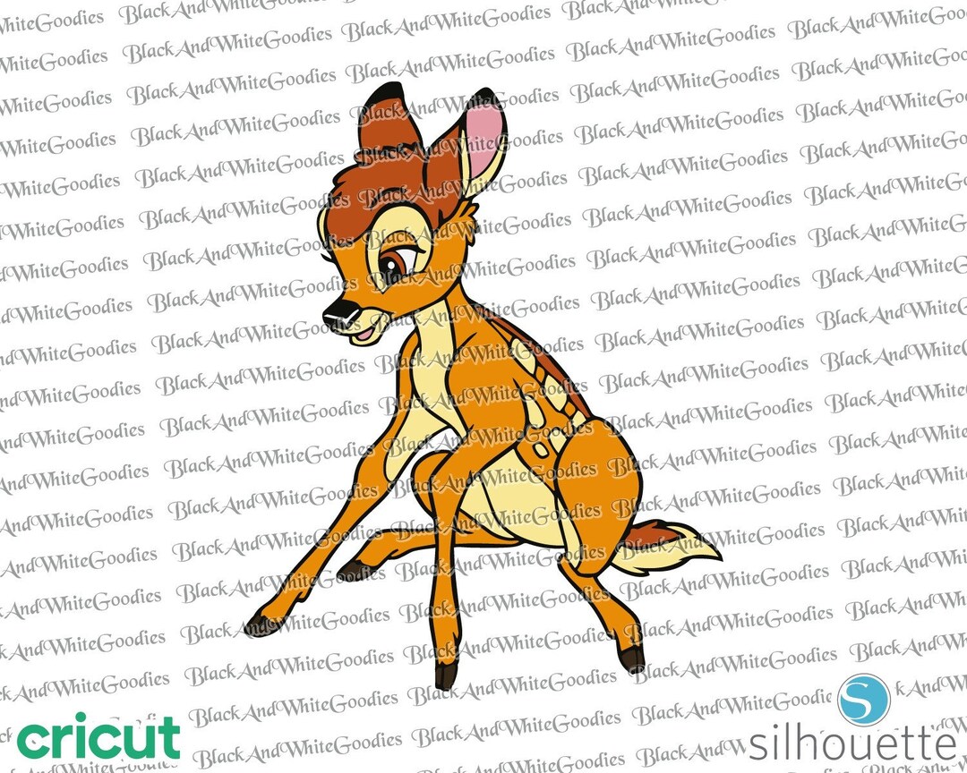 Bambi Svg, Layered Svg, Cricut, Cut File, Cutting File, Clipart, Png ...