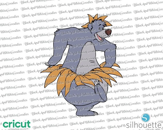 Baloo Jungle Book Svg Layered Svg Cricut Cut File Cutting - Etsy Norway