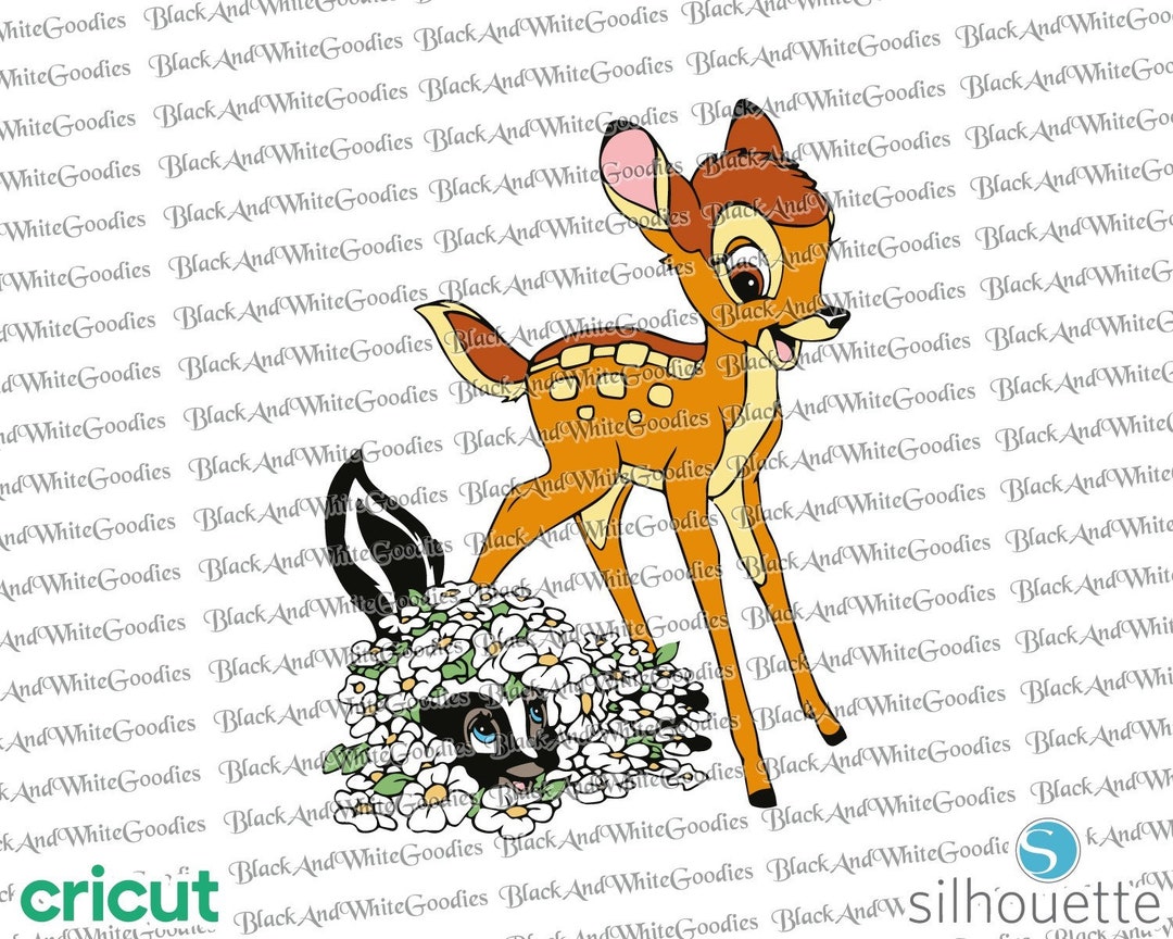 Bambi Svg, Layered Svg, Cricut, Cut File, Cutting File, Clipart, Png ...