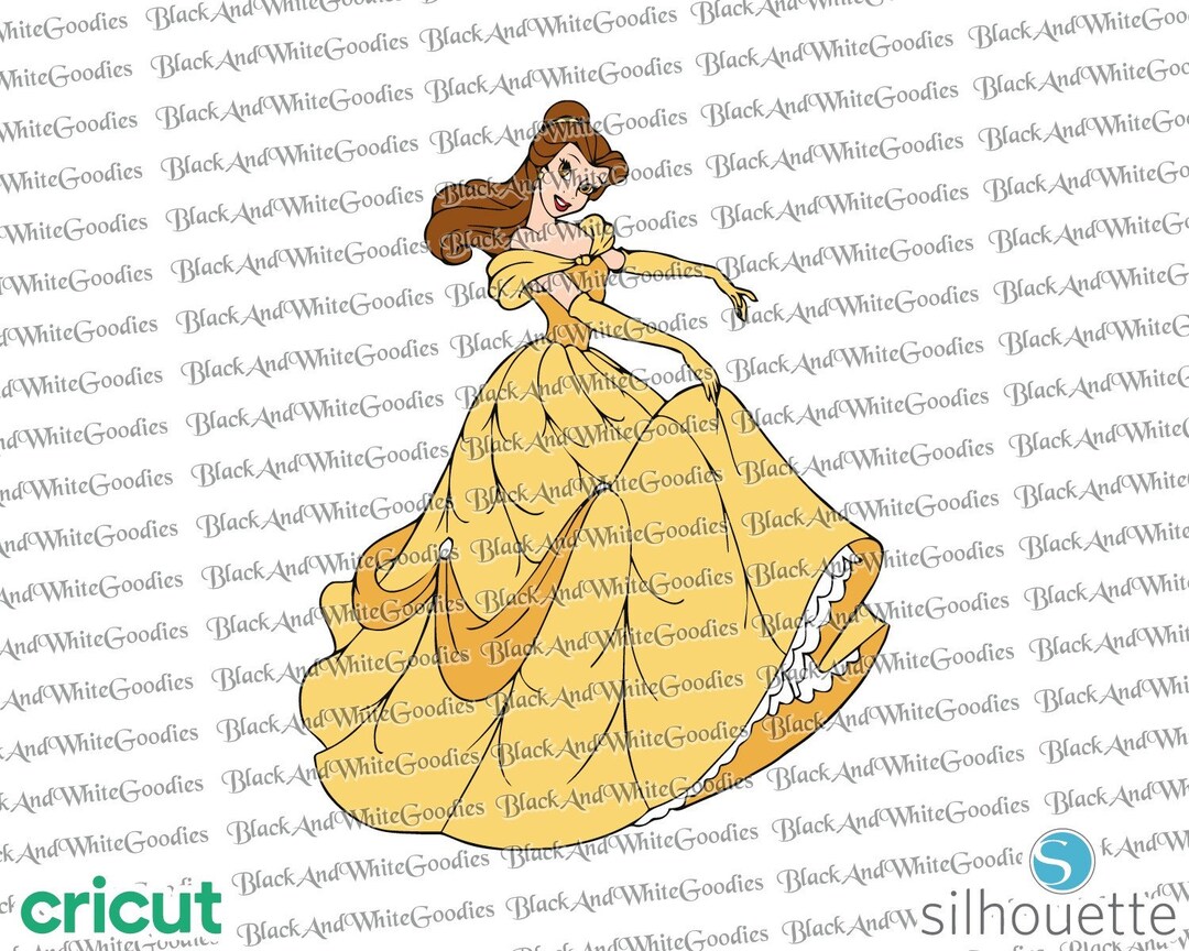 Beauty and the Beast Belle Svg, Layered Svg, Cricut, Cut File, Cutting ...