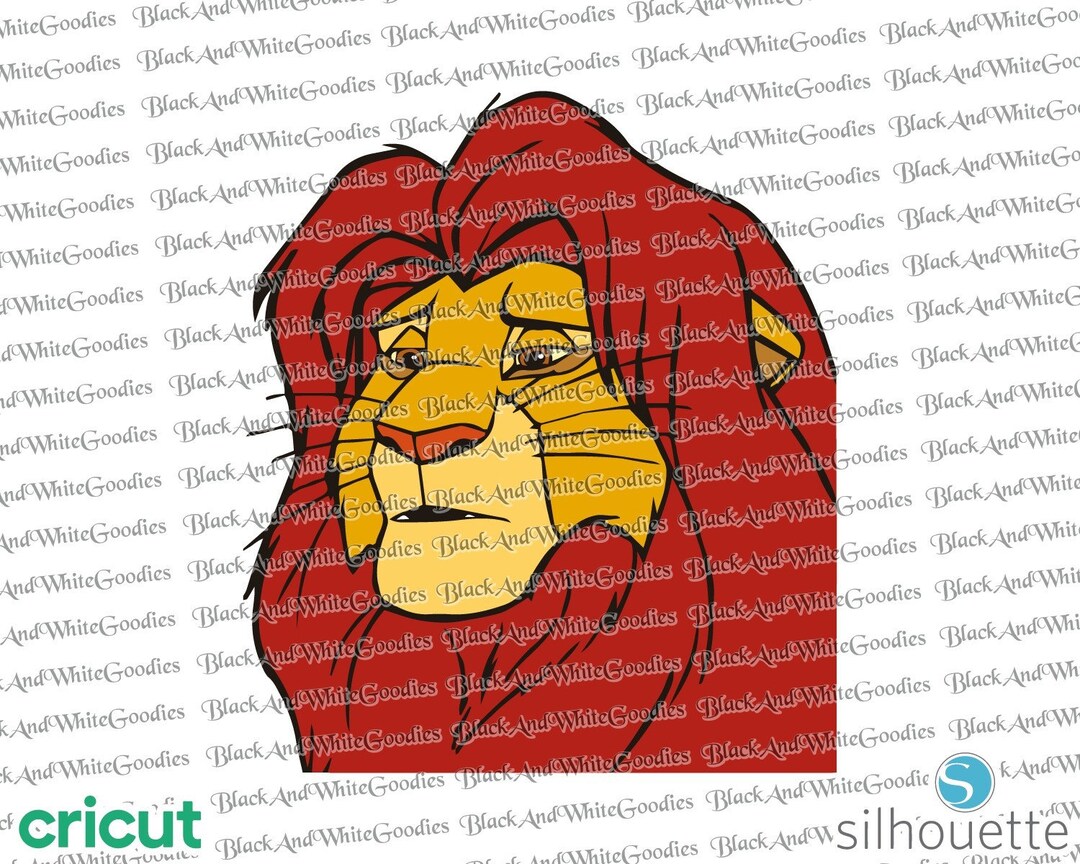 Adult Simba Svg Layered Svg Cricut Cut File Cutting File - Etsy Hong Kong