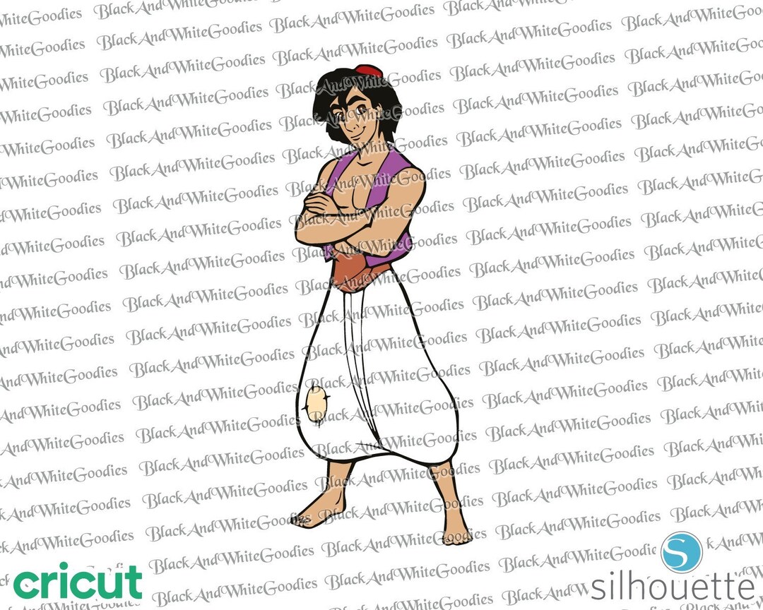 Aladdin Svg, Layered Svg, Cricut, Cut File, Cutting File, Clipart, Png ...