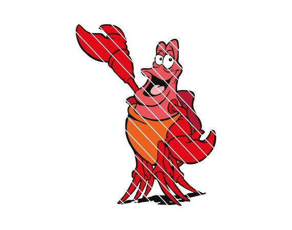 Little Mermaid Sebastian Silhouette