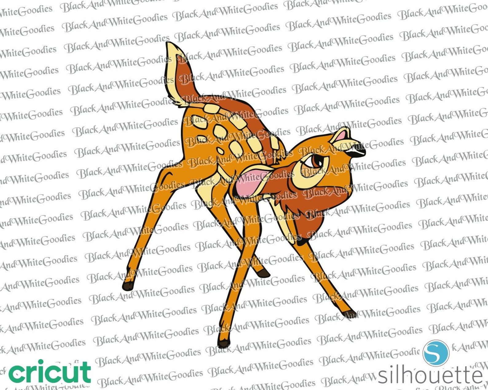 Bambi Svg Layered Svg Cricut Cut File Cutting File - Etsy