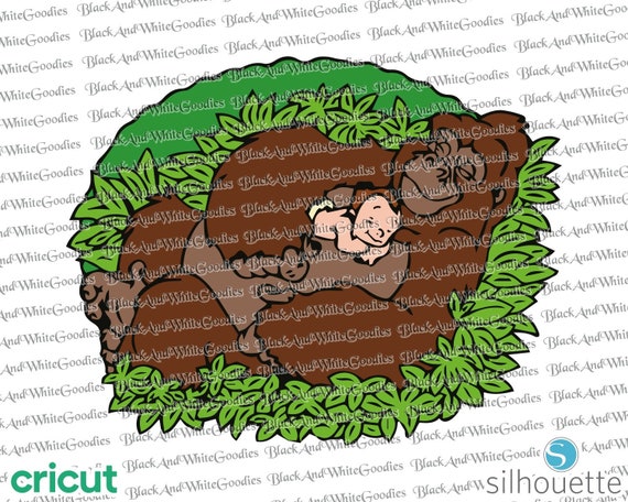 Baby Tarzan Svg Layered Svg Cricut Cut File Cutting File | Etsy