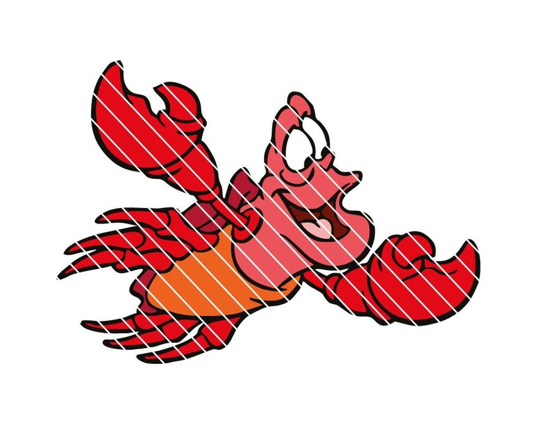 Little Mermaid Svg, Sebastian Svg, Ariel Svg, Little Mermaid Cricut ...