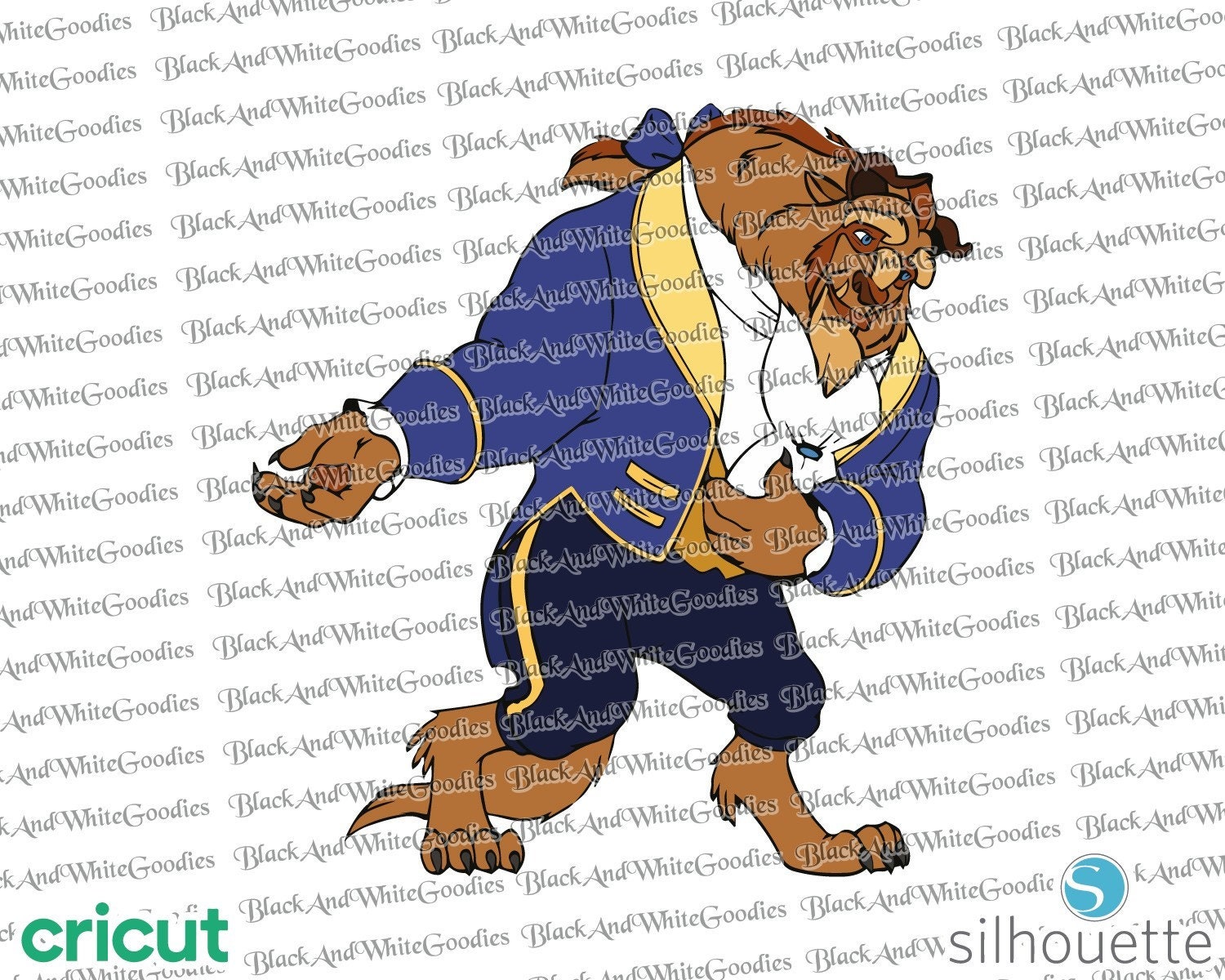 Art & Collectibles Clip Art cut file cutting file png cricut Beast ...