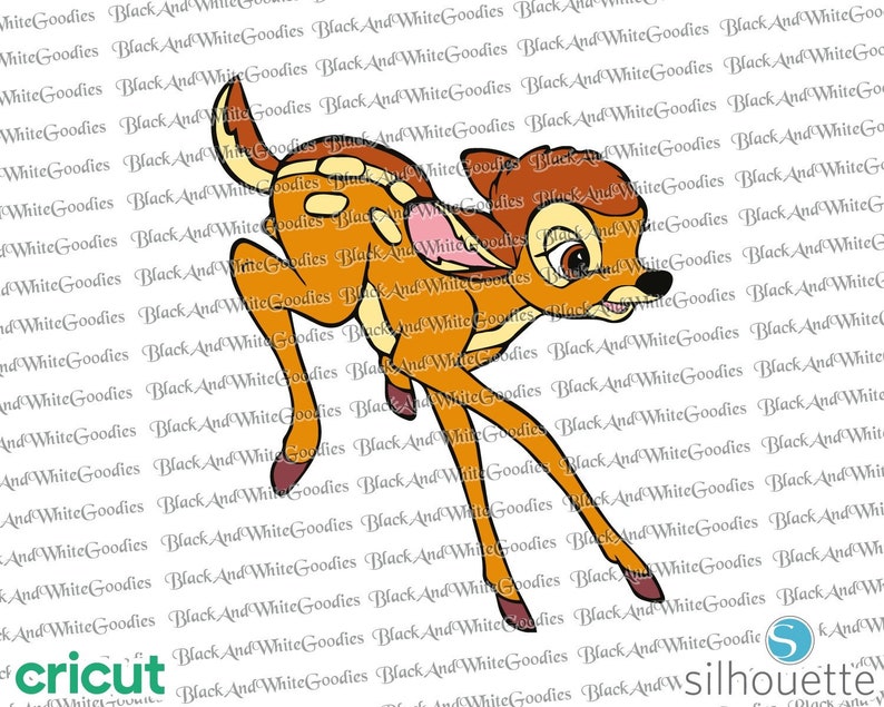 Bambi Svg Layered Svg Cricut Cut File Cutting File - Etsy