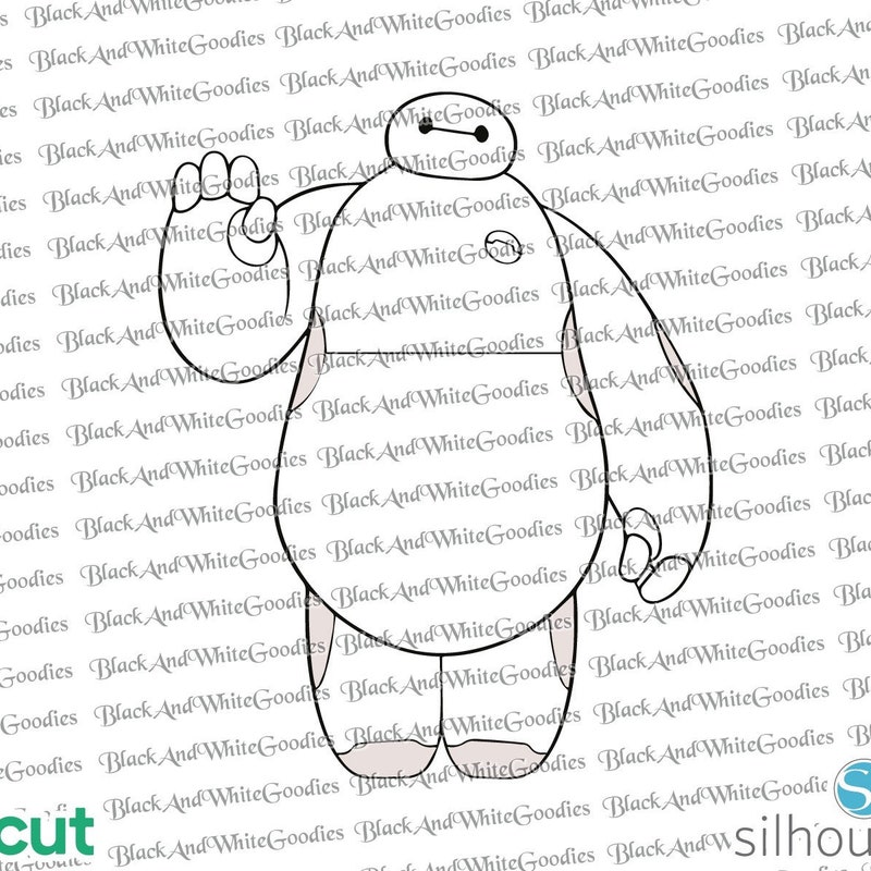 Baymax Silhouette - Etsy