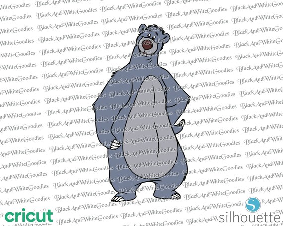 Baloo Jungle Book Svg Layered Svg Cricut Cut File Cutting | Etsy