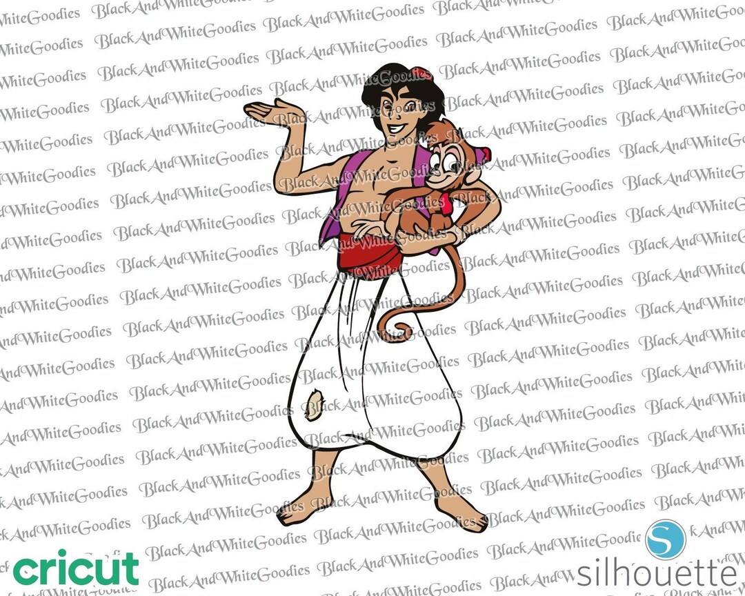 Aladdin Svg, Layered Svg, Cricut, Cut File, Cutting File, Clipart, Png ...